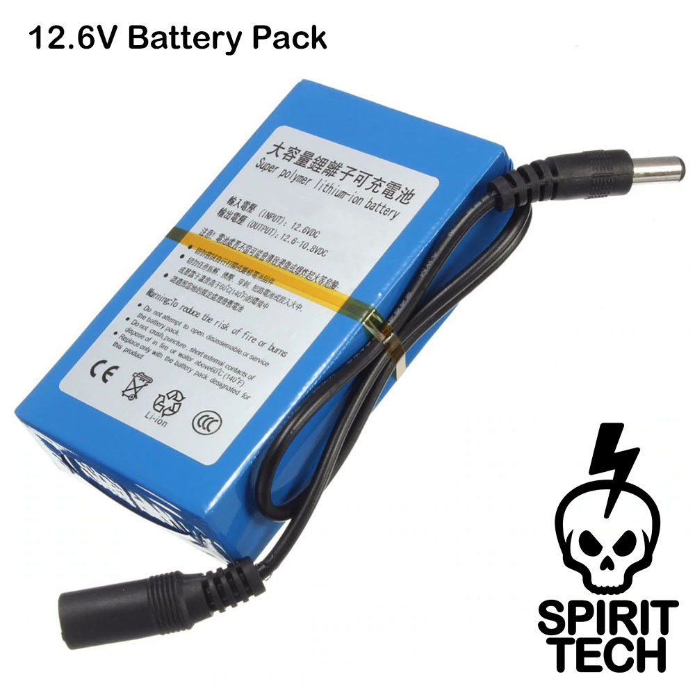 12.6V Blue Battery Pack - Spirit Tech