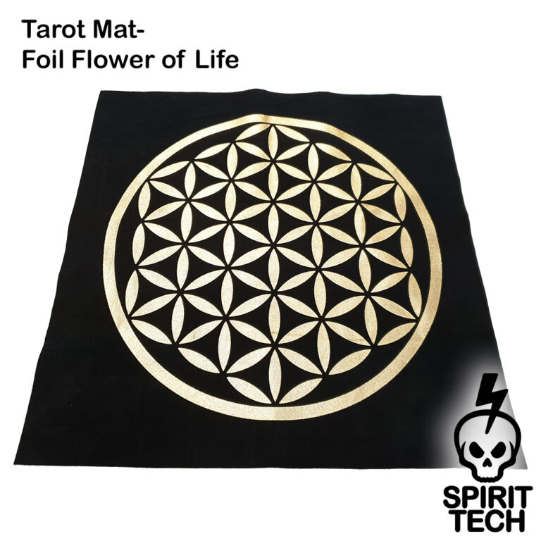 Tarot Mat- Foil Flower of Life - Spirit Tech