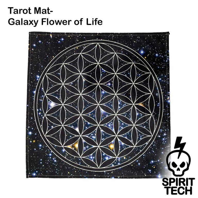 Tarot Mat- Galaxy Flower of Life - Spirit Tech